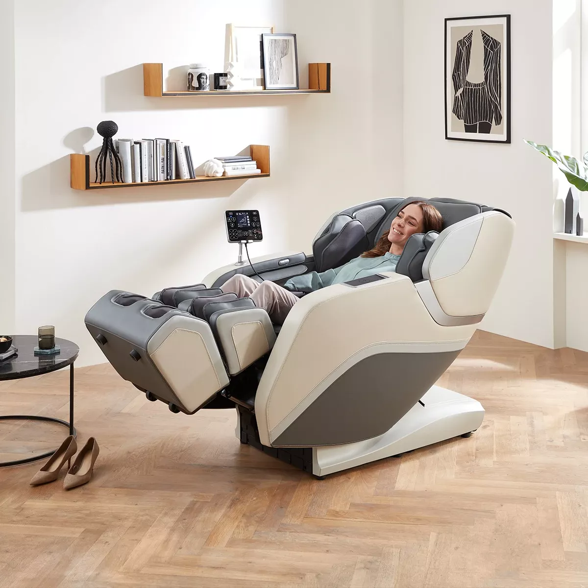 Massagesessel mit Fußmassage